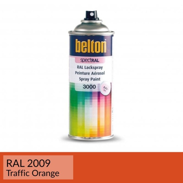 Belton Spray Paint - RAL 3020 traffic red