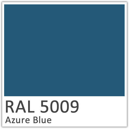 RAL 5009 Azure Blue Polyester Flowcoat