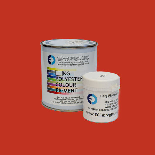RAL 2002 Polyester Pigment - Vermillon