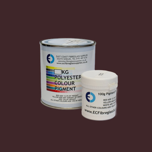 RAL 3007 Polyester Pigment - Black Red