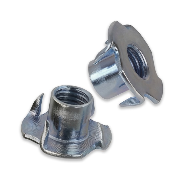 Pronged Tee Nuts Steel Zinc Plated - M8 x 11mm
