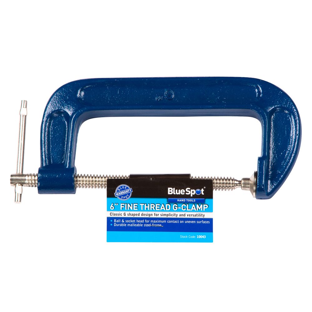 150mm (6") Fine Thread G-Clamp