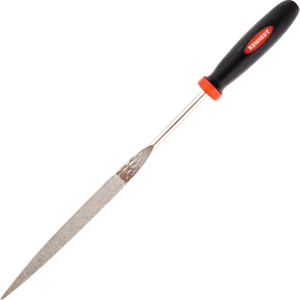 160mm (6.5") Diamond File - Half Round 120/140 Grain