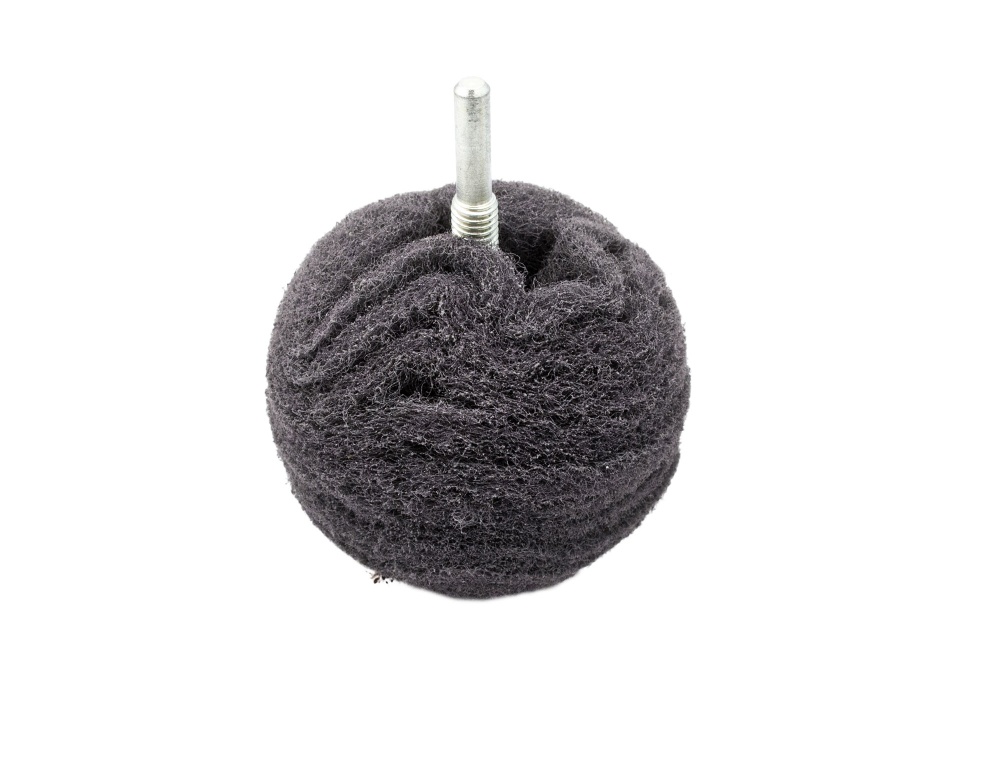 75mm Ultra Fine Scruff Ball – Grey (600 Grit) – 6mm Spindle
