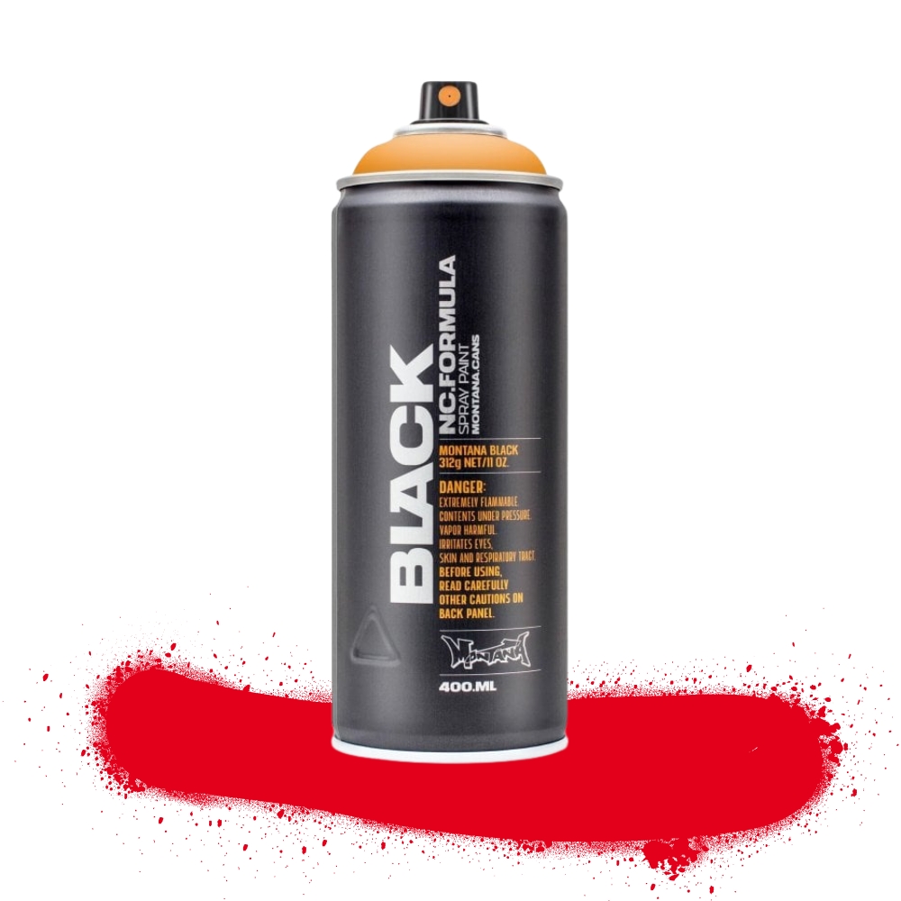 Montana Black Spray Paint - BLK2093 - Code Red