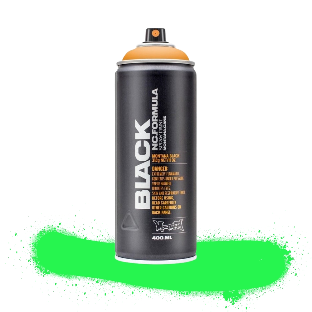 Montana Black Spray Paint – IN6000 – Infra Green