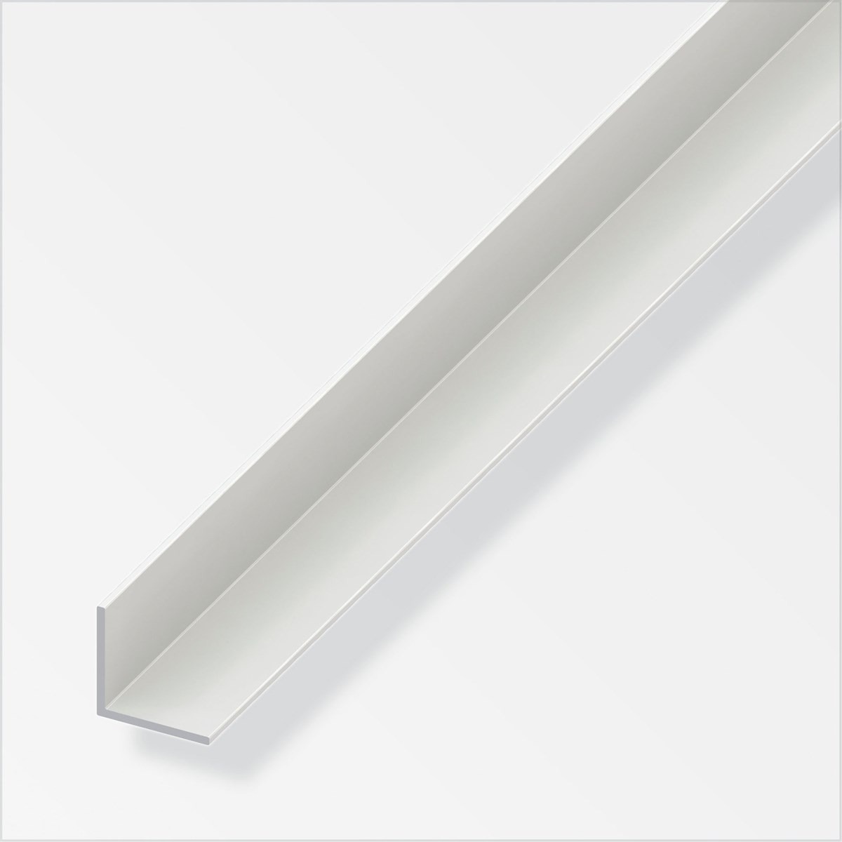 PVC Angle - 15mm x 15mm x 1mm x 1m White