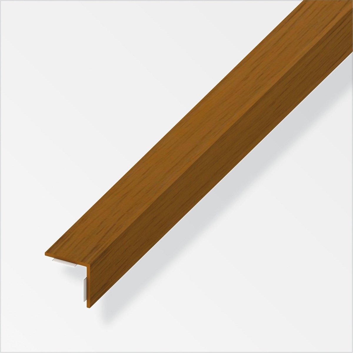 Self-Adhesive PVC Angle - 20mm x 20mm x 1mm Oak