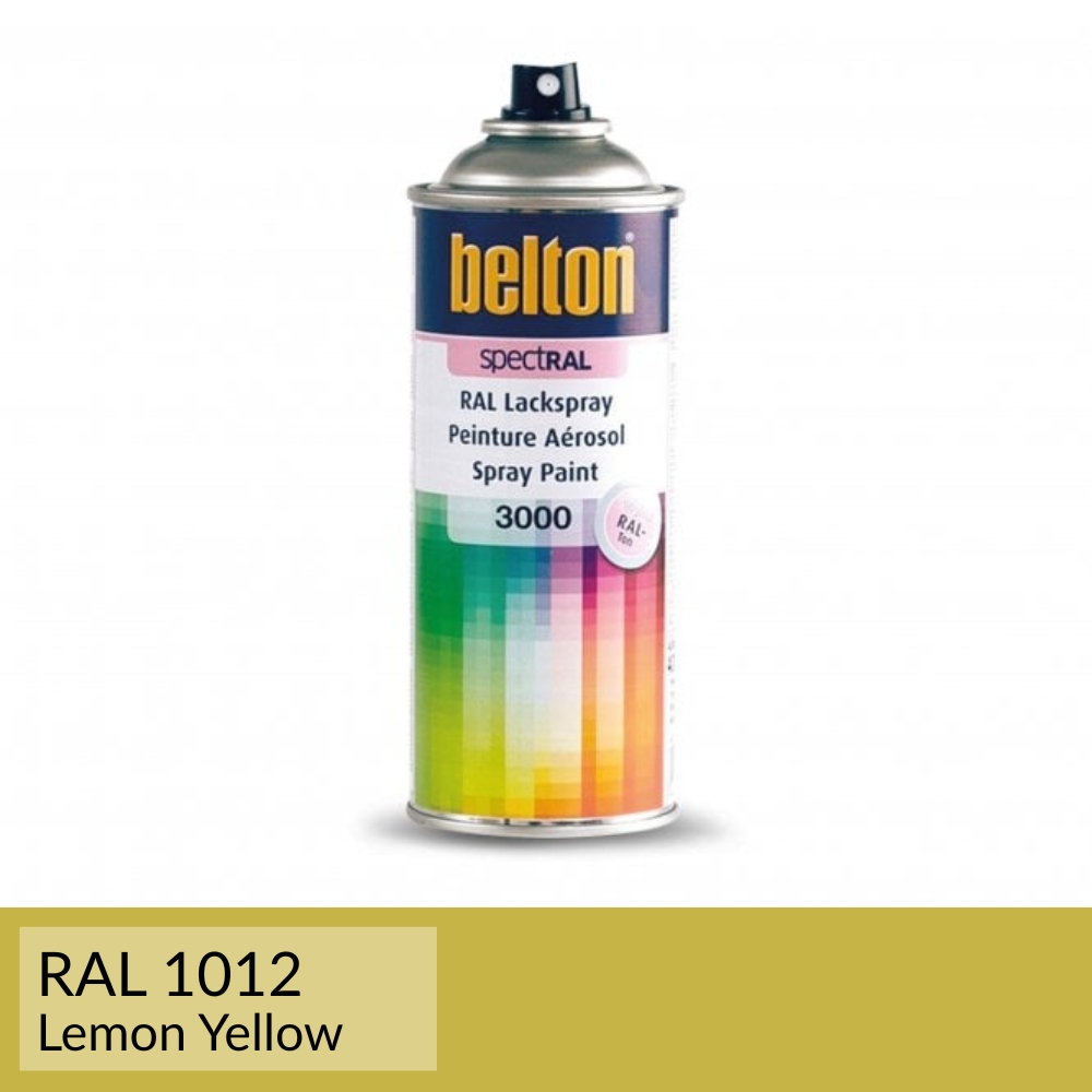 Belton Spray Paint - RAL 1012 Lemon Yellow