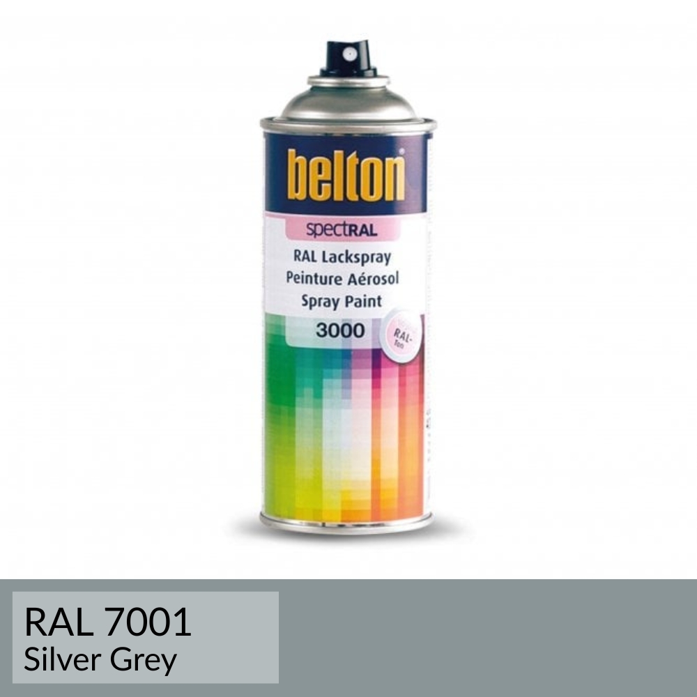 Belton Spray Paint - RAL 7001 Silver Grey