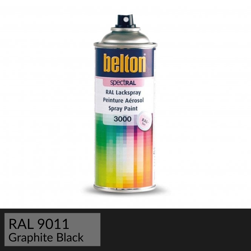 Belton Spray Paint - RAL 9011 Graphite Black