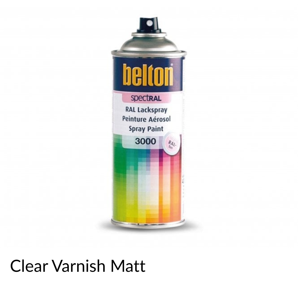 Belton Spray Paint - Clear Varnish Matt