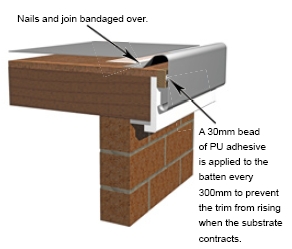 B260 Raised edge trim