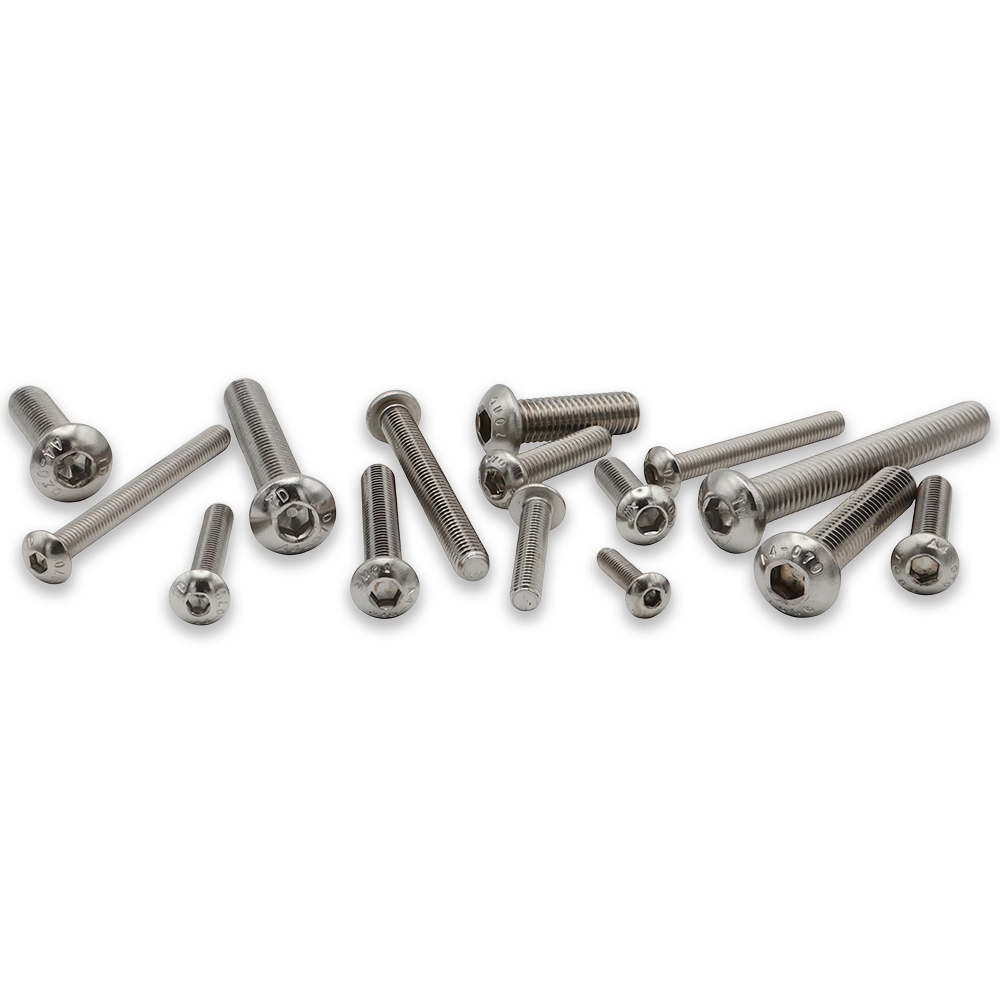Button Socket-Head Screws (A4 Marine Grade) - M8 x 40mm