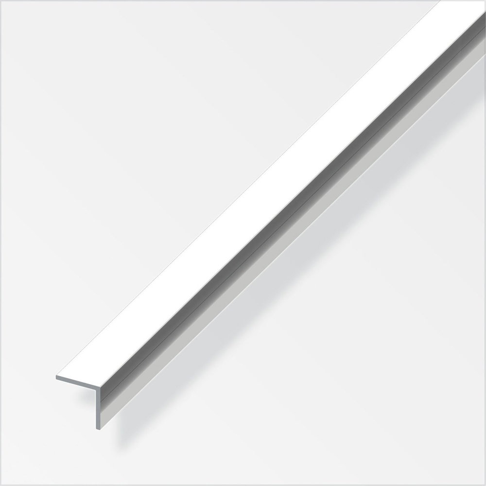 Chrome Aluminium Angle - 25mm x 25mm x 1mm x 1m
