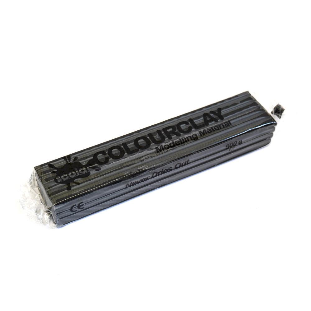Colour Clay Modelling Clay (plasticine) - Black