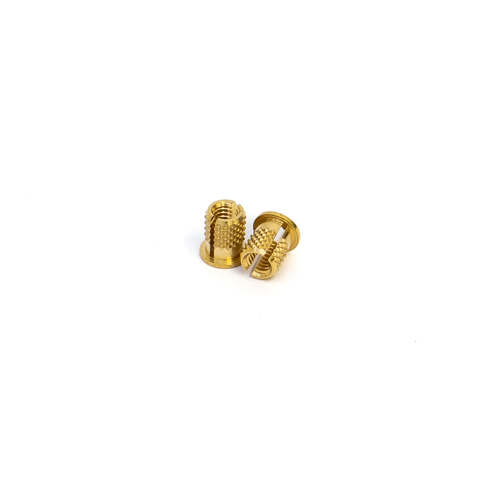 Brass Expansion Inserts for Plastics - M4 Headed