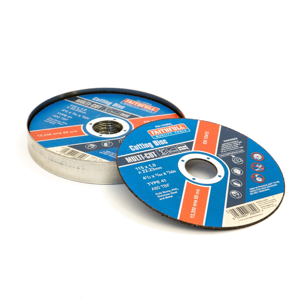 Faithfull Multi-Cut Cutting Discs - 115mm