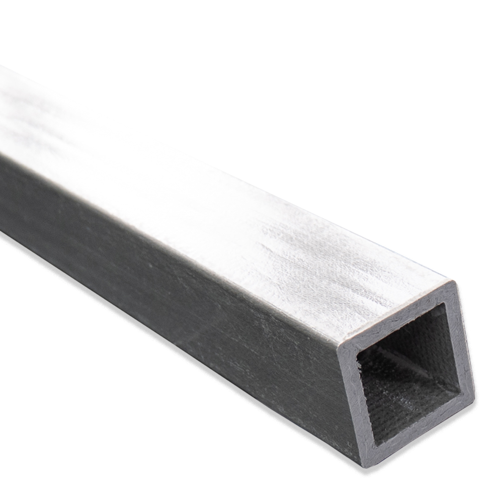 GRP Box Section 38mm x 38mm x 5mm - Iso Grey