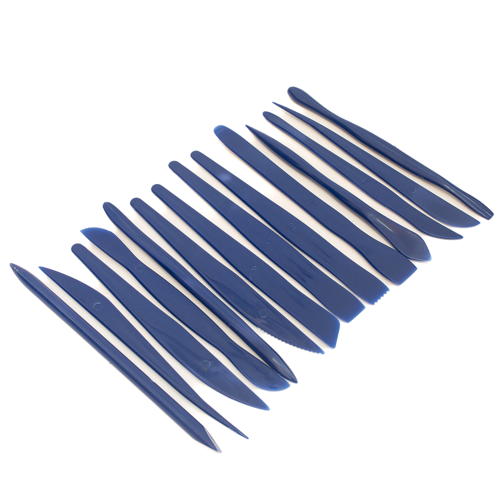 Plastic Clay Knives - Pack of 14