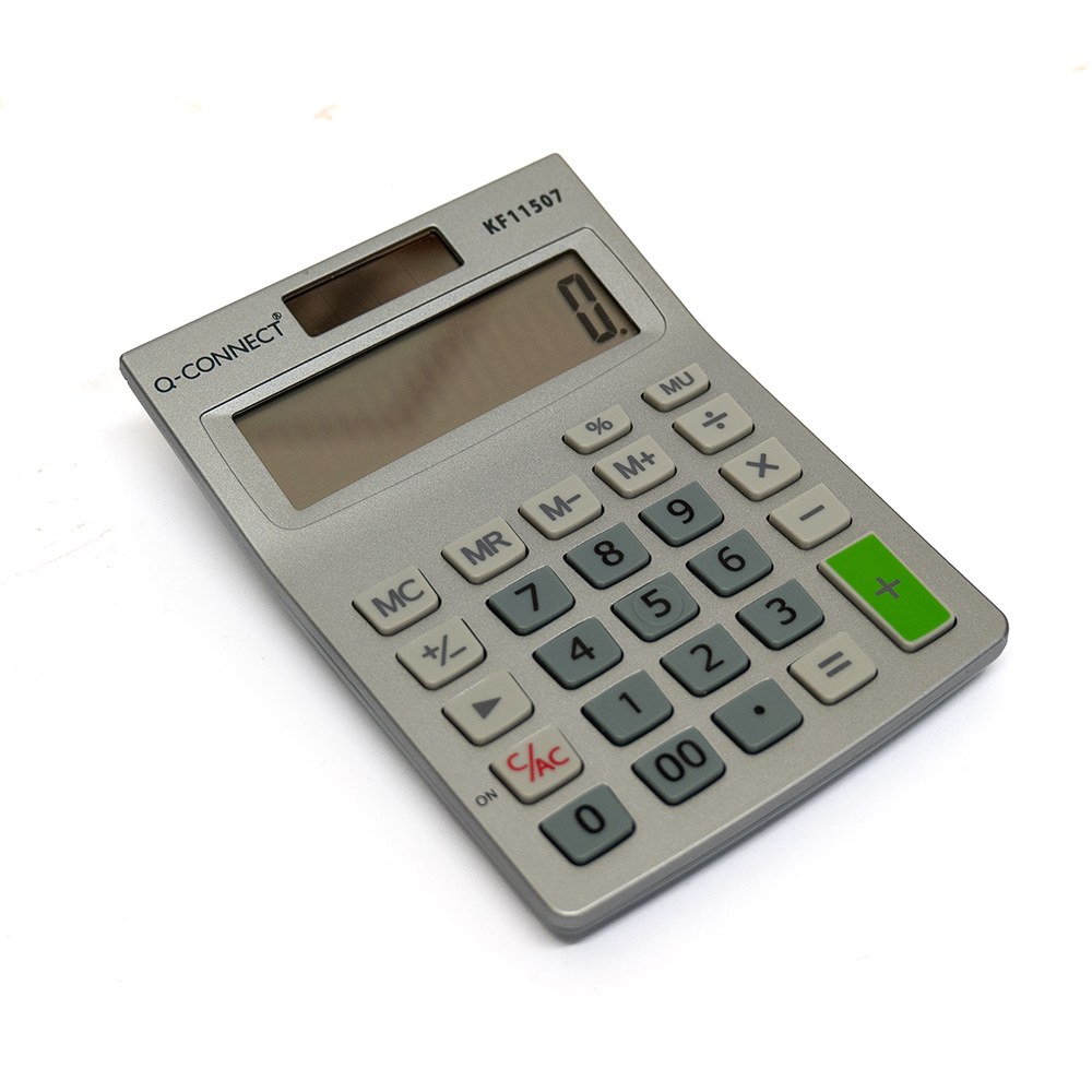 Q-Connect Semi-Desktop 10-Digit Calculator