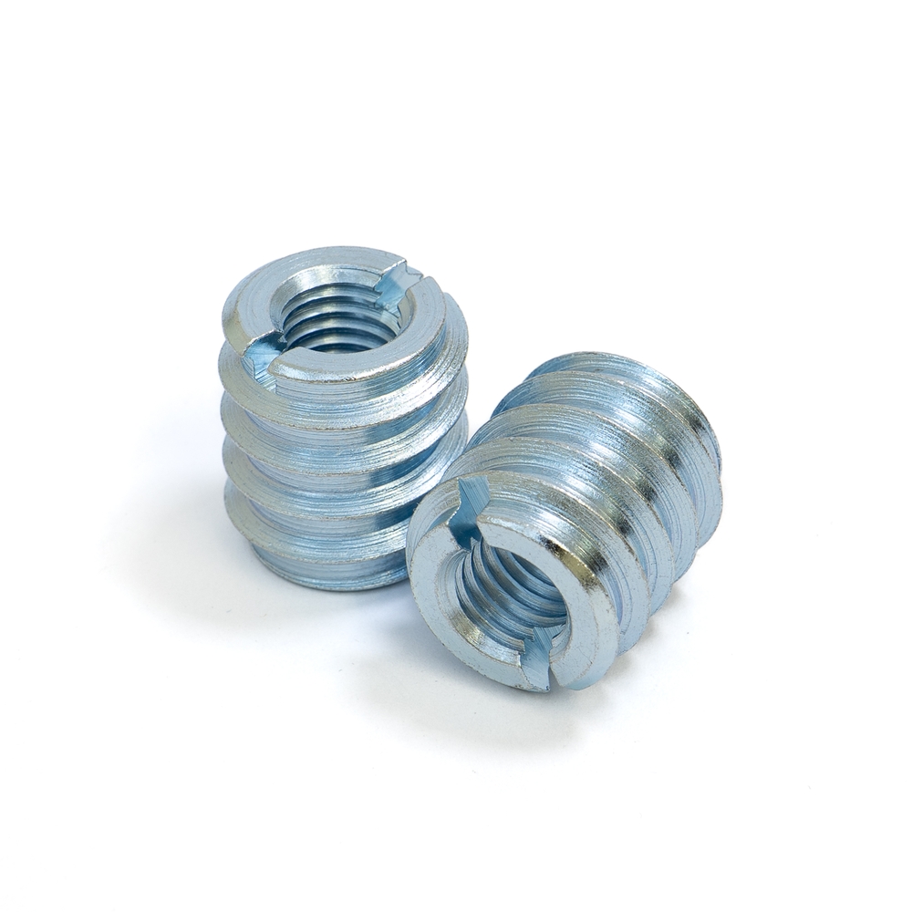 Threaded Inserts for Wood Slotted Drive Steel - M12 x 25mm