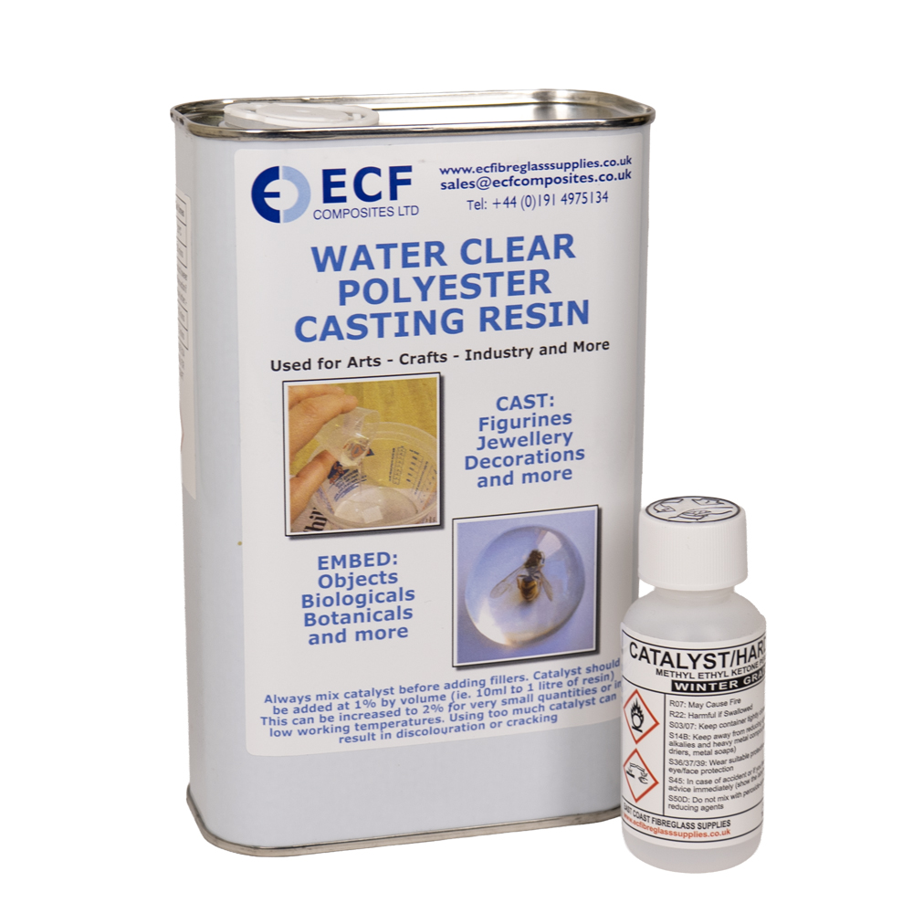 Water Clear Casting Resin - inc catalyst