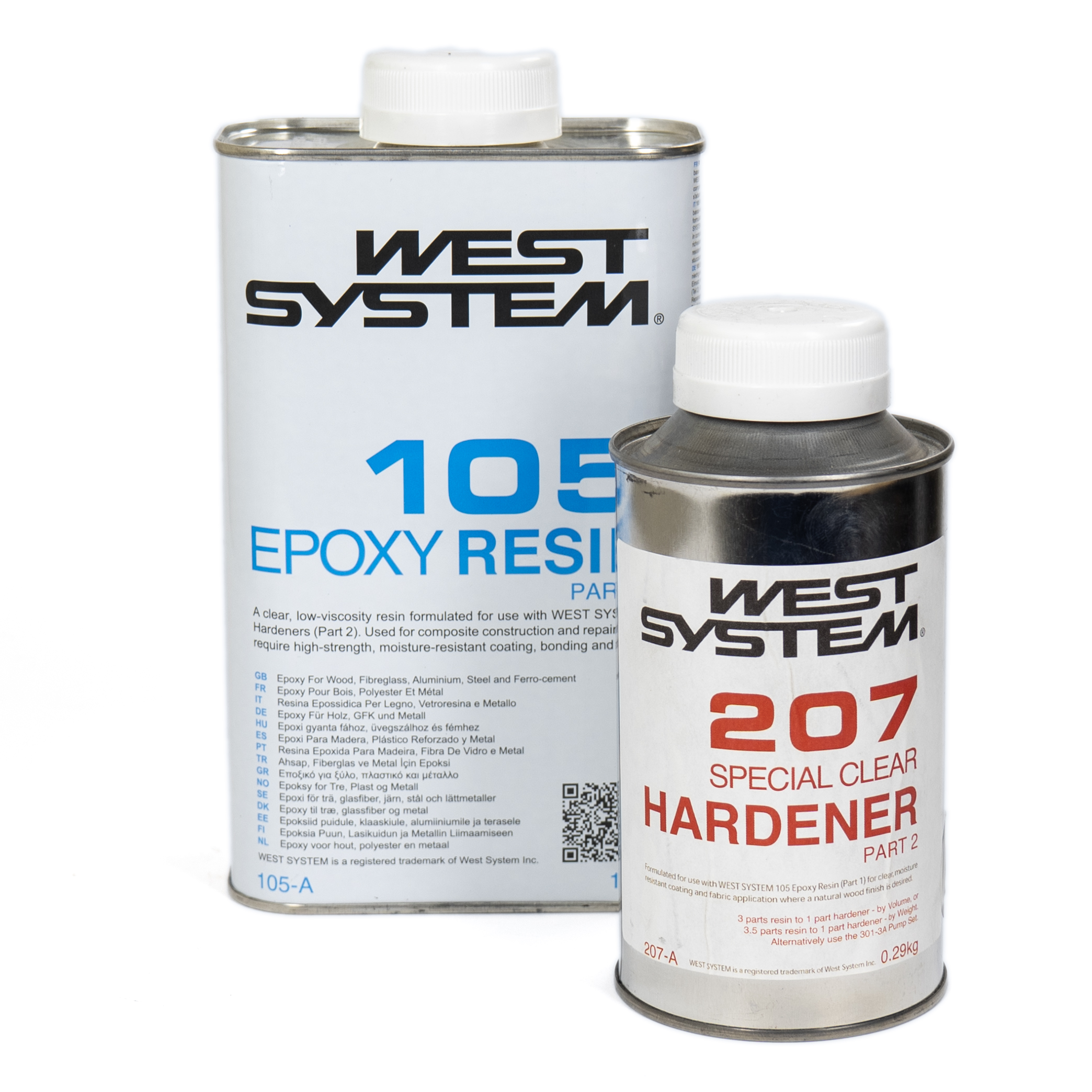 West System 105/207 Pack (Special Clear Hardener)