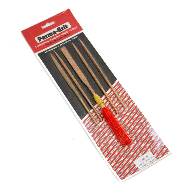 Perma-Grit® LNF-1 – Large Needle File Set (medium grit 180mm x 5mm)