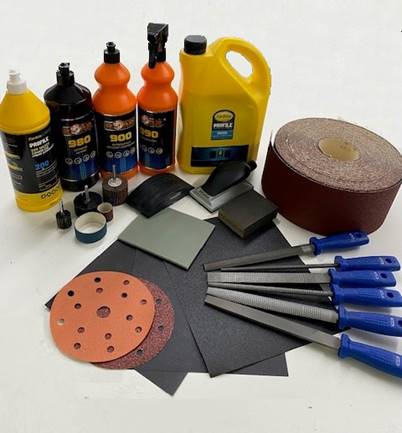 Tools used in Fibreglass (GRP)