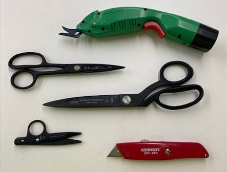 Tools used in Fibreglass (GRP)